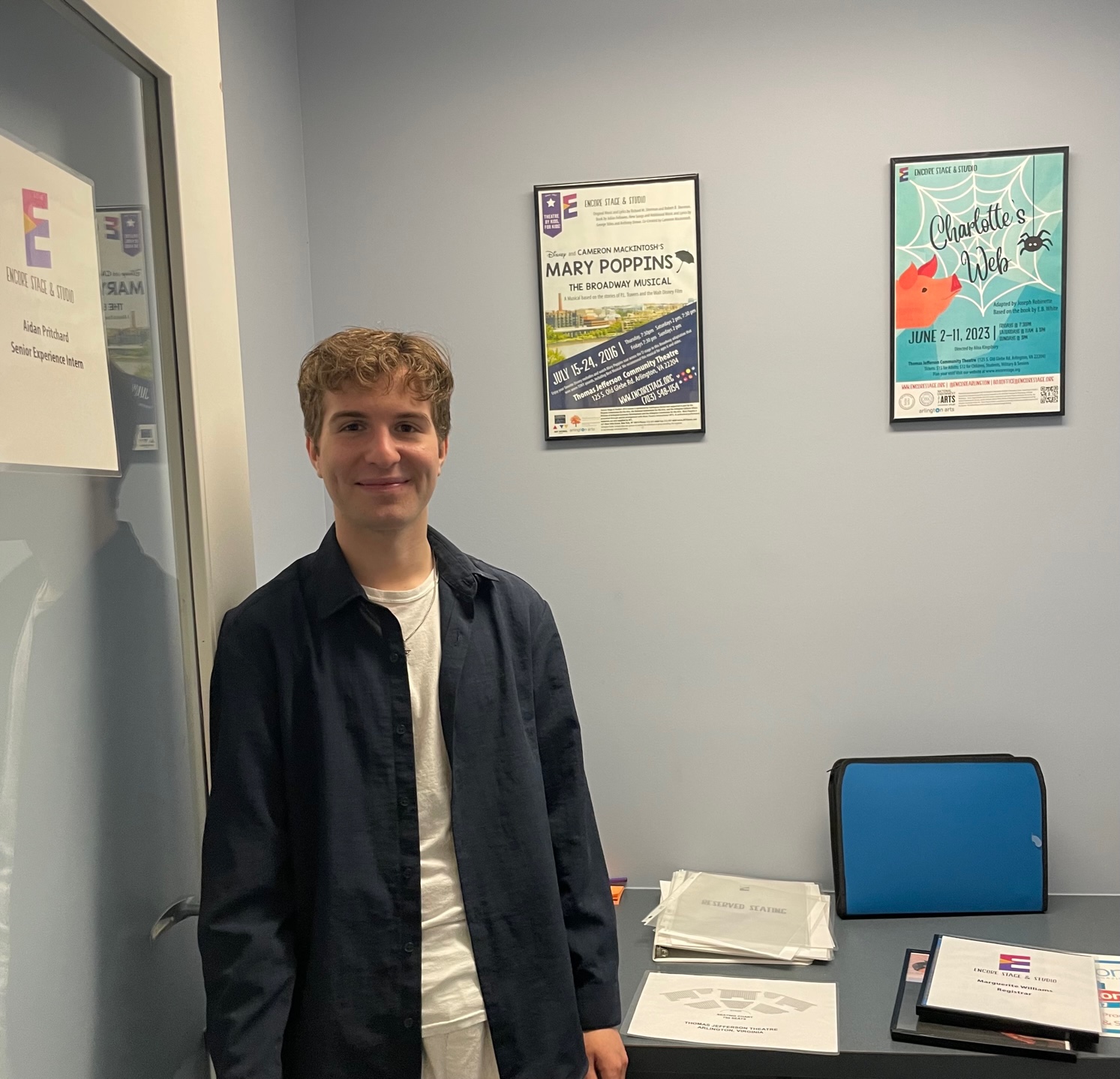 Meet Senior Experience Intern, Aidan P. - Encore Stage & Studio