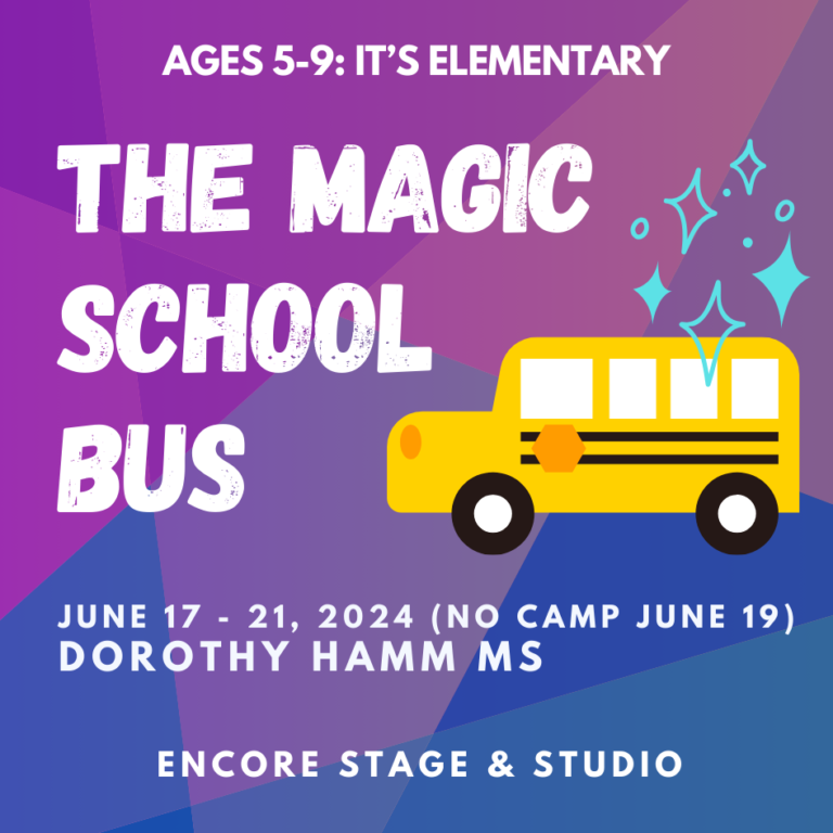 Start of It’s Elementary: The Magic School Bus Camp (Ages 5-9) - Encore ...