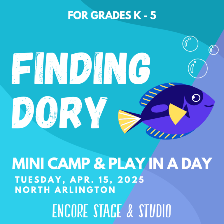 Grades K-5: Finding Dory Mini-Camp & Play in a Day (Spring Break ...